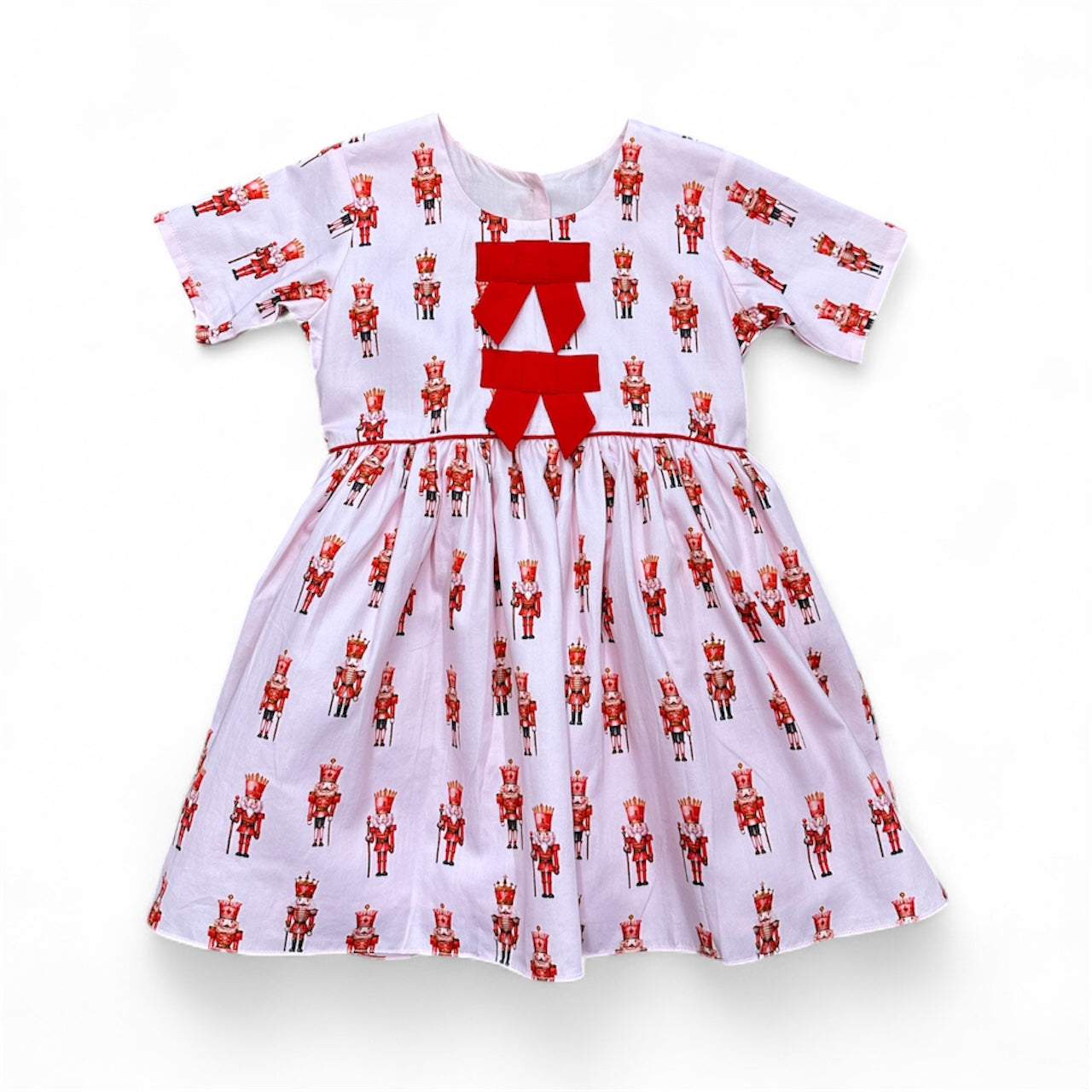 Bella & Emma Double Bow Nutcracker Dress – Bucklesandbowsboutique